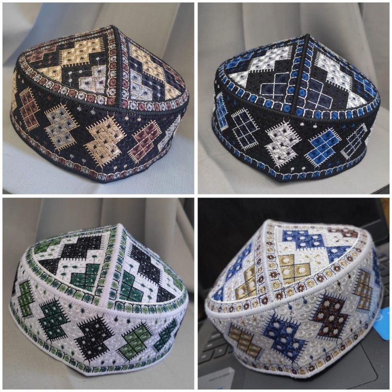 Jual PECI PAKISTAN BORDIR KOPIAH DEWASA PECI MOTIF | Shopee Indonesia