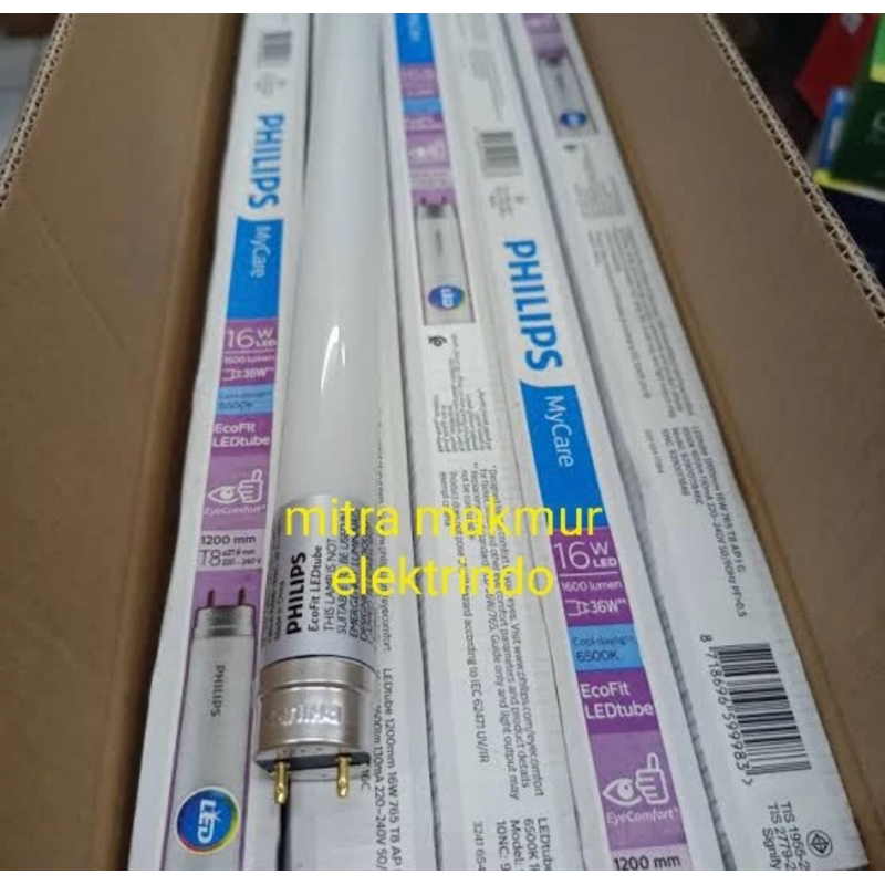 Jual lampu tl led 16w ecofit philips / tl led ecofit 16 watt philips | Shopee Indonesia