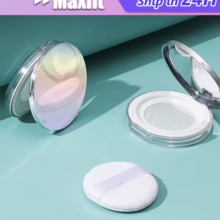 Jual Tempat Tabur Mini Travel Sponge Cermin Wadah Tabur Tempat Loose ...