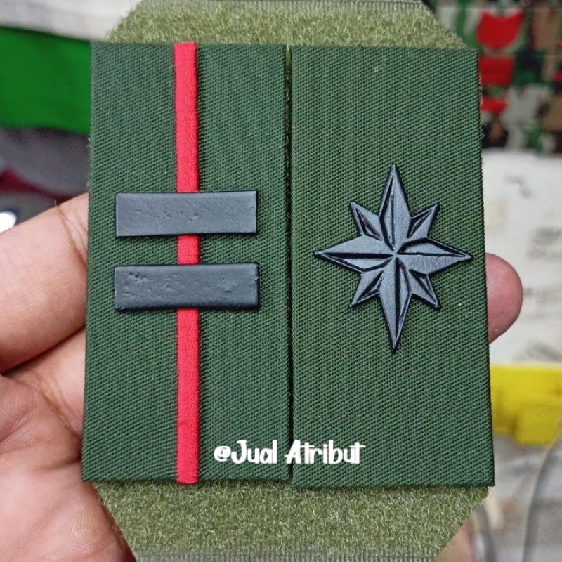Jual Pangkat Kerah Baju PDL LETDA LETTU KAPTEN LAUT Korps PELAUT AL ...