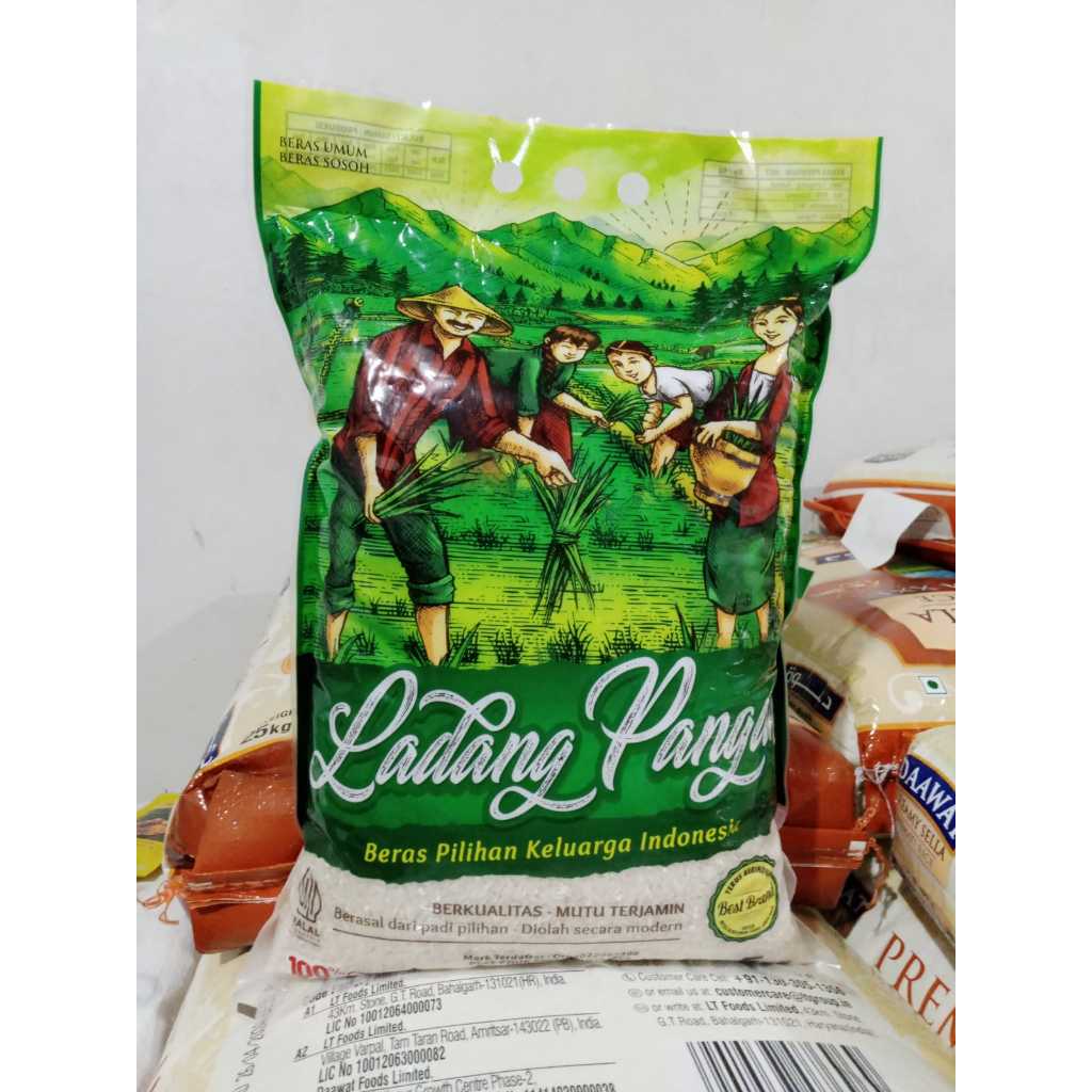 Jual Beras Ladang Pangan - Pilihan Keluarga Indonesia - 5kg | Shopee ...