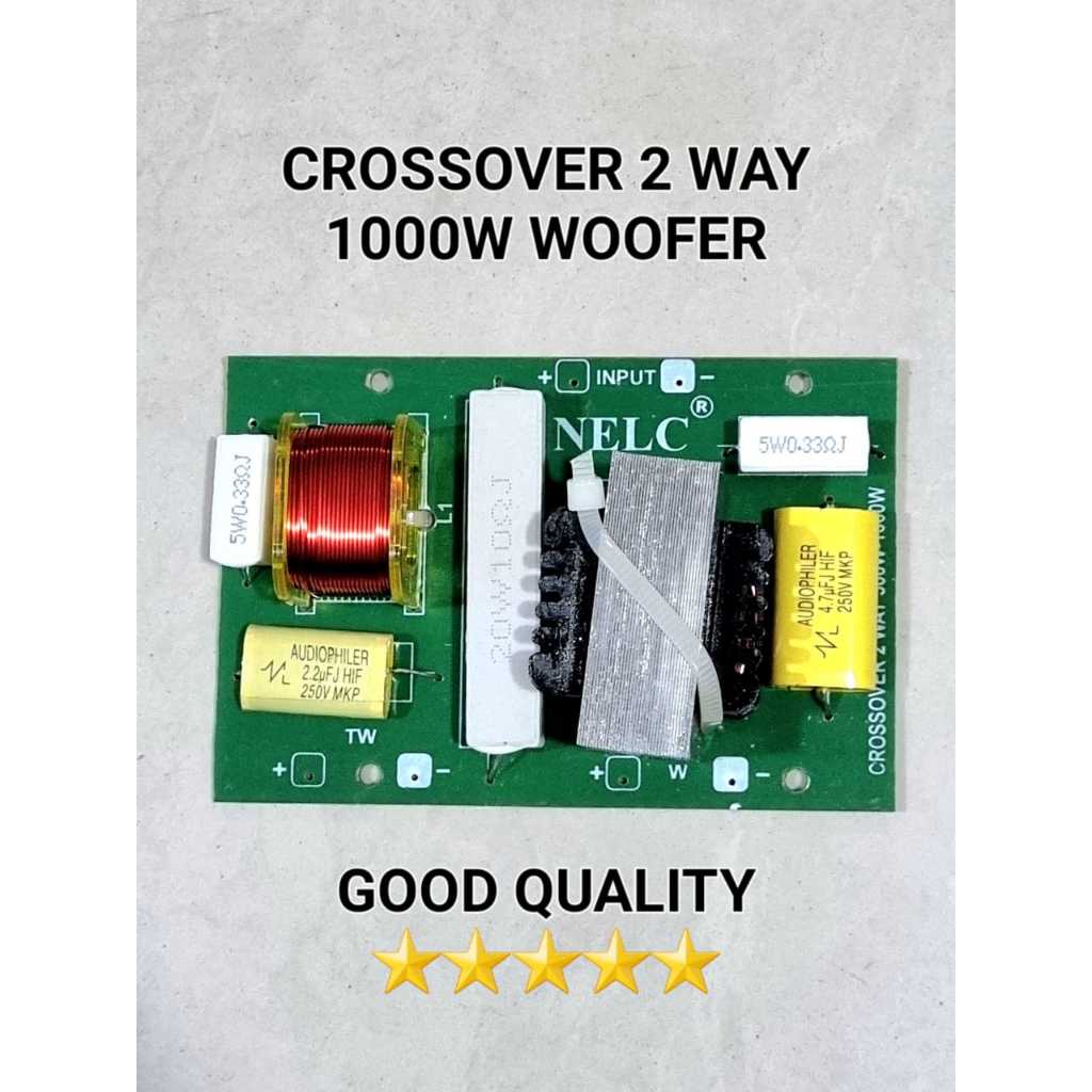 Jual KIT CROSSOVER PASIF 2 WAY 1000 WATT N-162 WOOFER Tweeter Cross ...