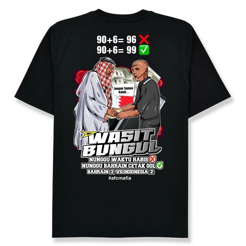Jual Baju Kaos Wasit Bungul Wasit Curang AFC Mafia Bahrain vs Indonesia ...