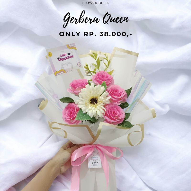 Jual Gerbera queen bouquet bunga artificial | Buket bunga | Bouquet ...