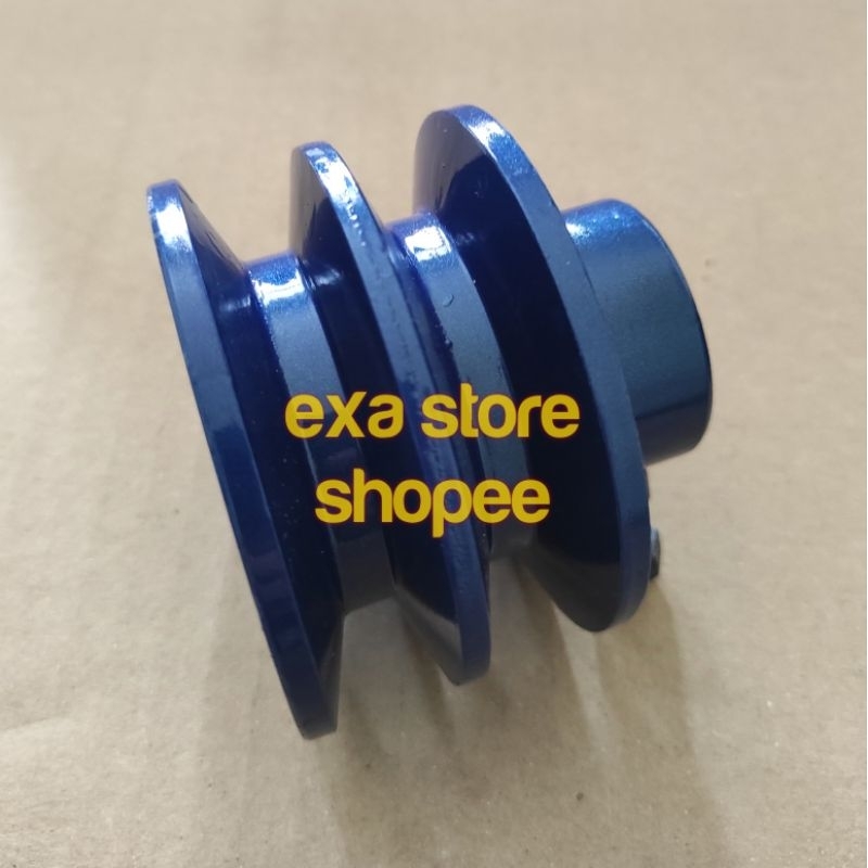 Jual Pulley pompa NS 50 diameter 7.5 cm jalur B2 bahan besi cor ...
