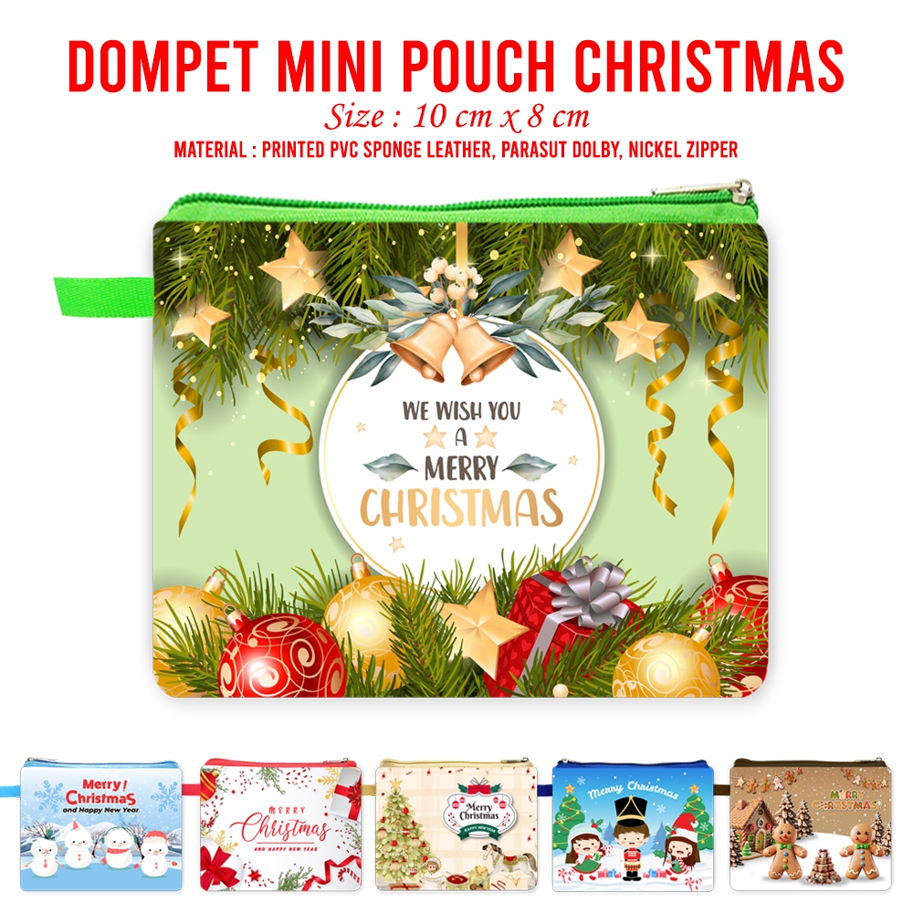 Jual Dompet Mini Pouch Natal Souvenir Christmas Hadiah Natal Gereja ...