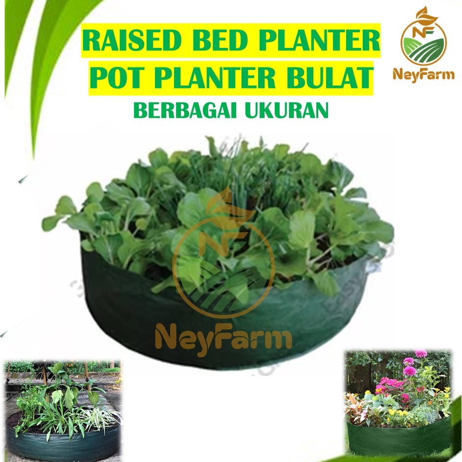 Jual Raised Bed Planter Sayuran Pot Bulat Untuk Sayur - Raised Bag ...