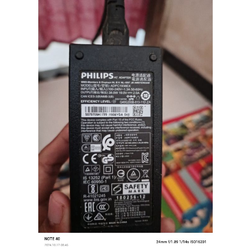 Jual Adaptor Monitor Philips 19V 2A | Shopee Indonesia