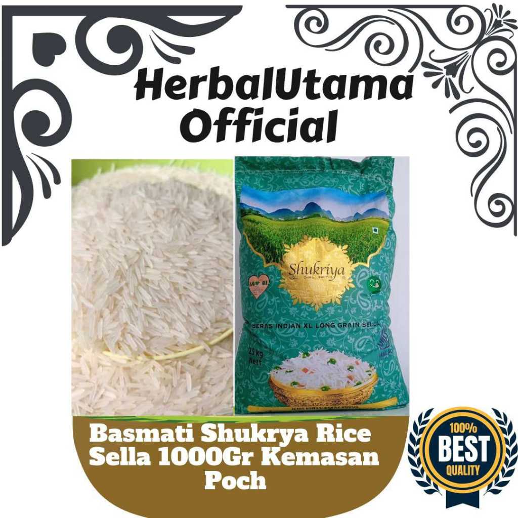 Jual Basmati india shukriya 1kg repack | Shopee Indonesia