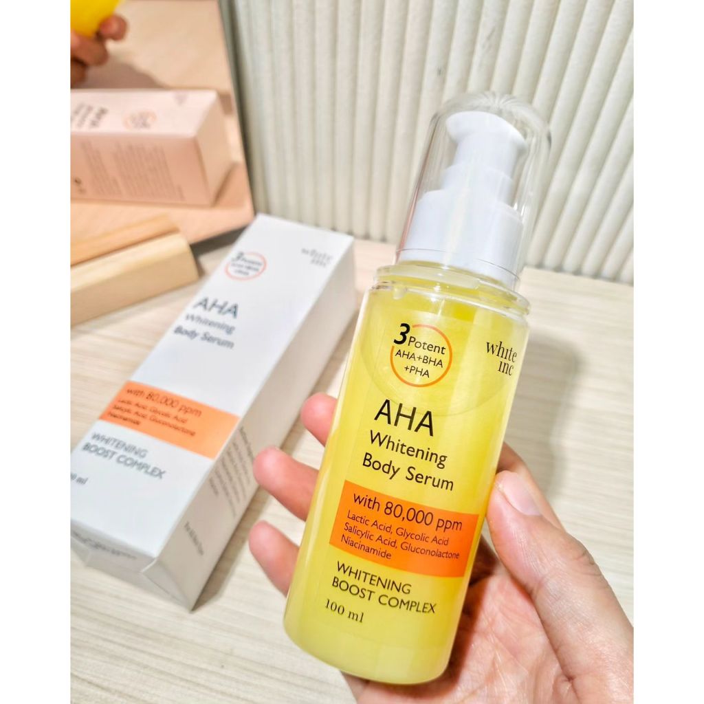 Jual [100ml] WHITEINC AHA Body Serum to Whitening & Moisturising | Hand ...