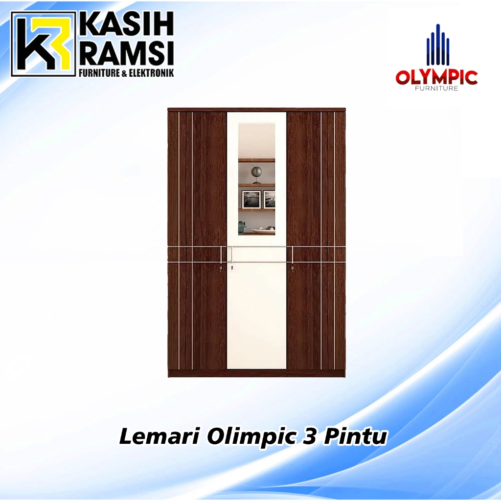 Jual Lemari Panel Olympic 3 Pintu | Shopee Indonesia