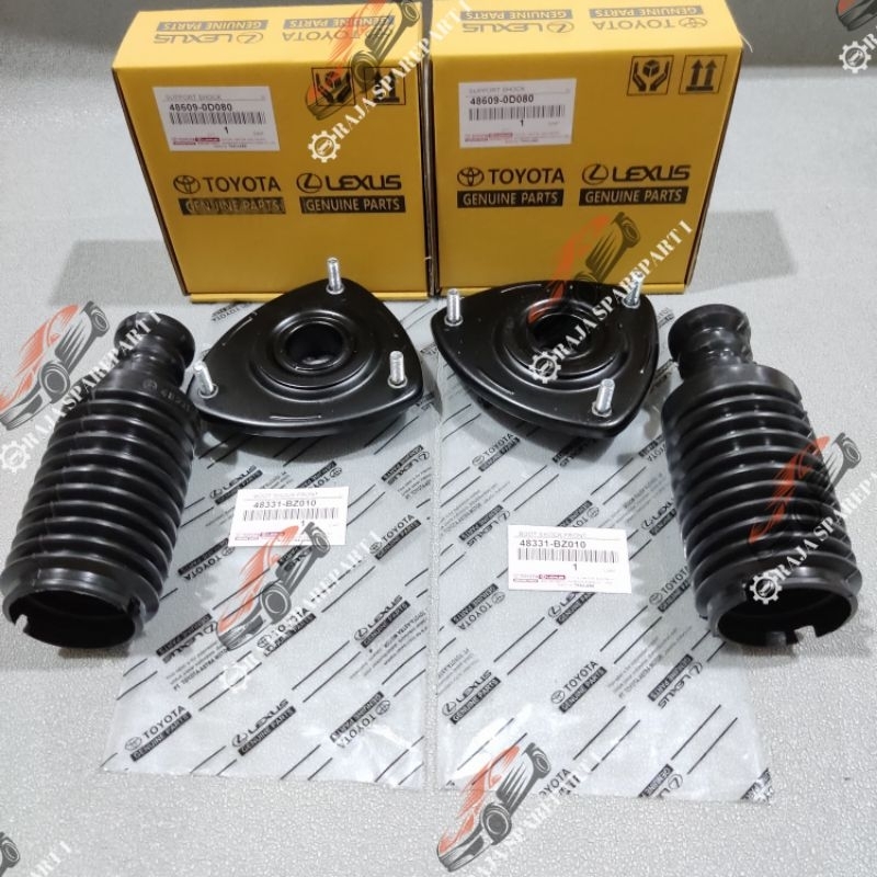 Jual BOOT SHOCK VIOS GEN 1 + SUPPORT SHOCK DEPAN VIOS GEN 1 1SET 4PC ...