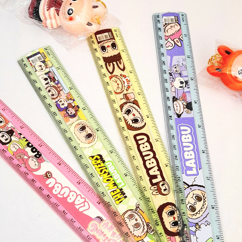 Jual Penggaris LABUBU 30 CM Super Cute Lucu Favorit Anak Ready 4 Warna ...