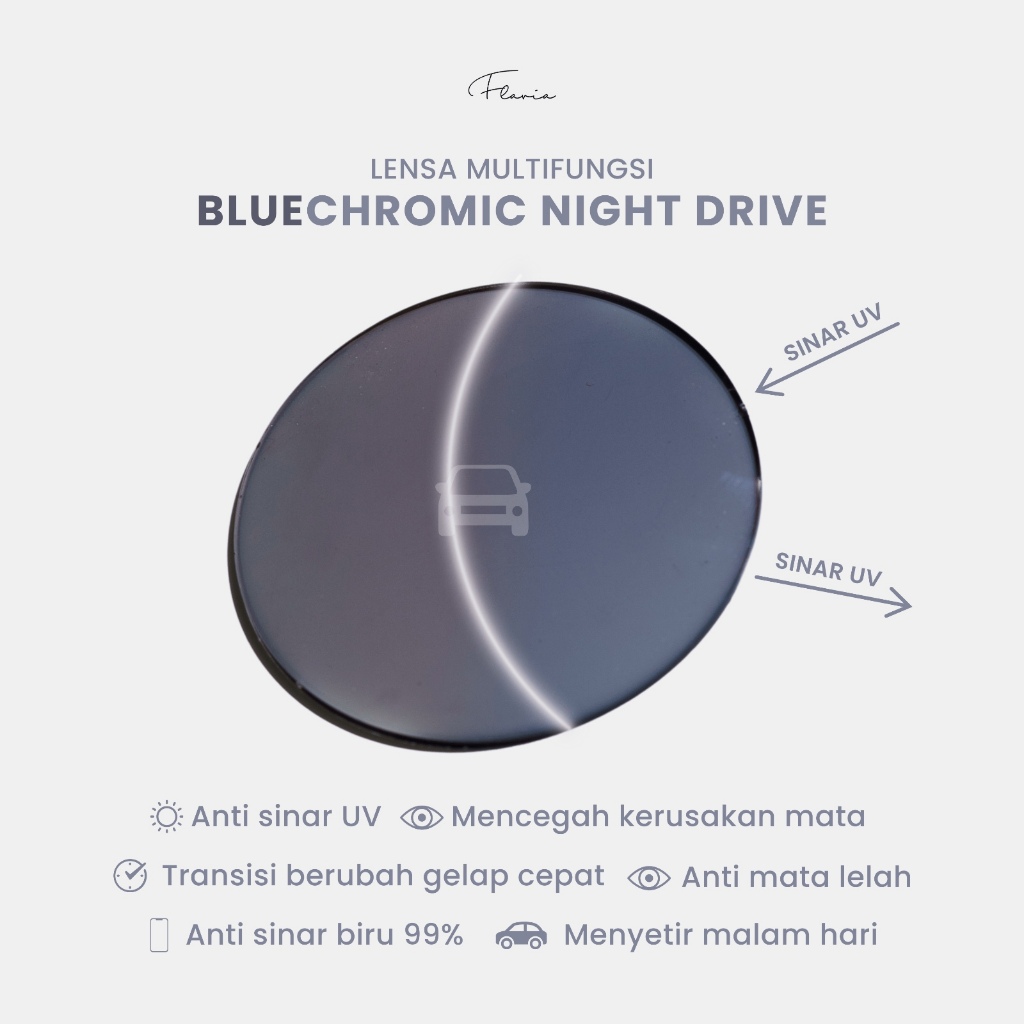 Jual Lensa 3 in 1 bluechromic night drive | Shopee Indonesia