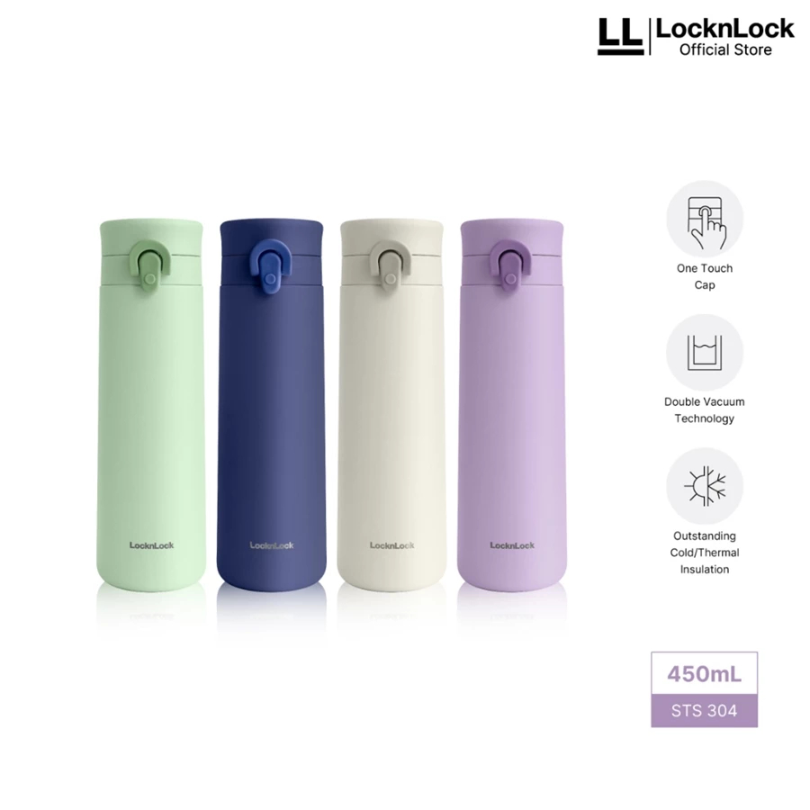 Jual LocknLock New Touch Tumbler 450ml - LHC3288 | Shopee Indonesia