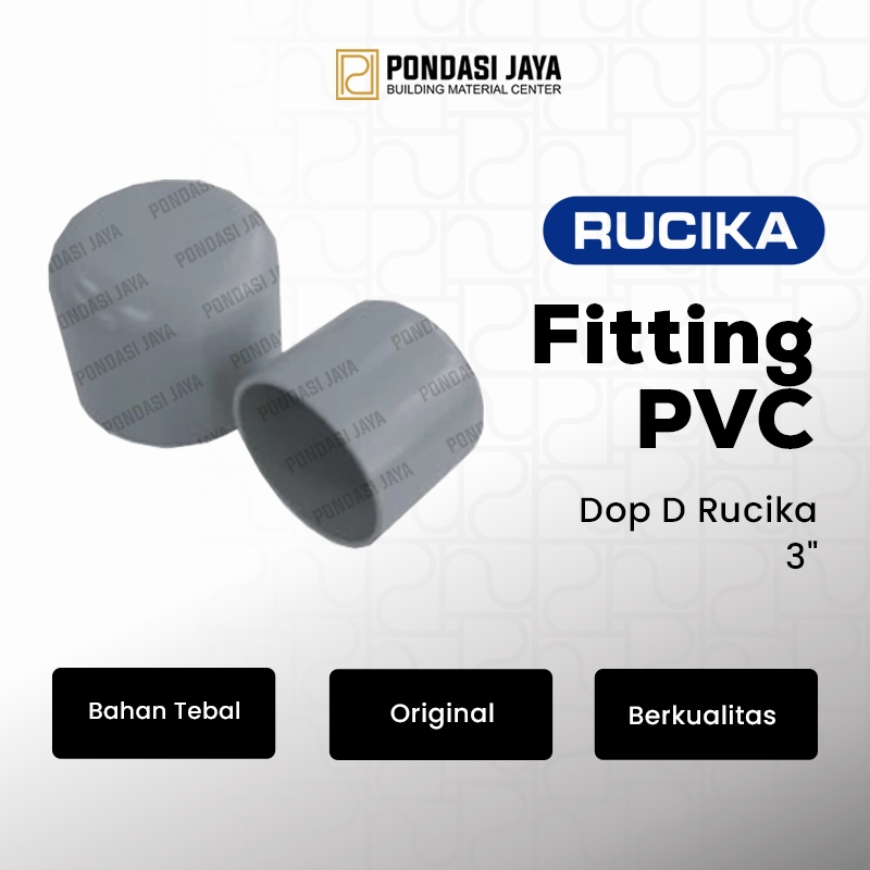 Jual RUCIKA Fitting PVC Dop AW Rucika 3" | Shopee Indonesia