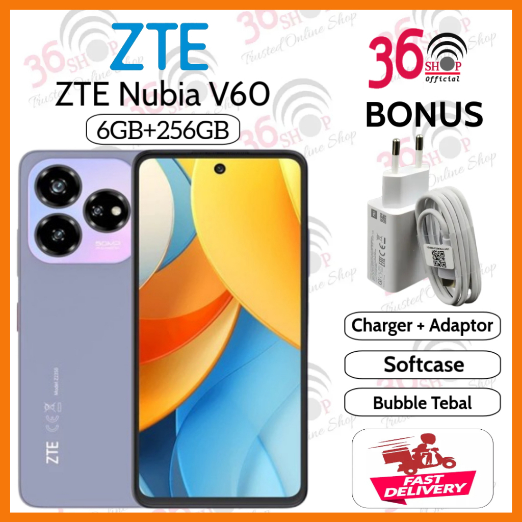 Jual ZTE Nubia V60 NFC 6GB+256GB Garansi resmi 1 Tahun | Shopee Indonesia