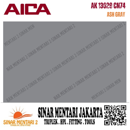 Jual AICA HPL AK 13029 CN74 Ash Gray | Shopee Indonesia