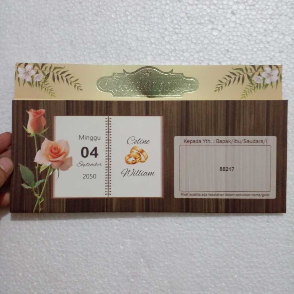 Jual print UNDANGAN NIKAH ERBA 88217 PERNIKAHAN SUNAT SUNATAN KHITAN ...