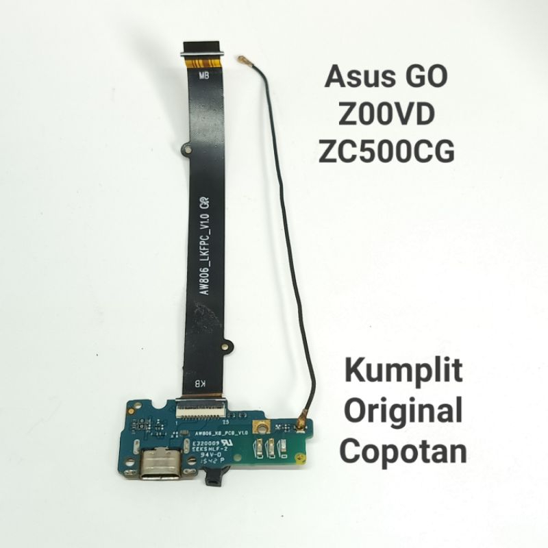 Jual Fullset Papan Bcb konektor charger plus Flexibel UI board Asus ...