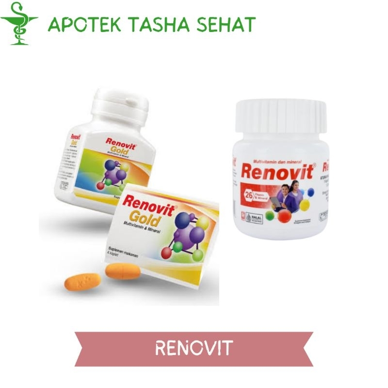 Jual Renovit Botol (isi 30 Kaplet) | Shopee Indonesia
