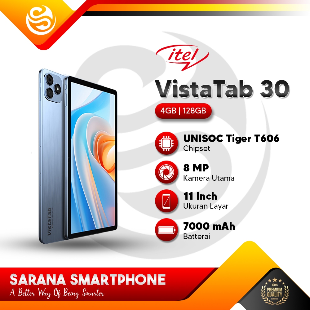 Jual itel VistaTab 30 Tablet- 4GB+128GB - 11" FHD+ IPS Display Screen ...