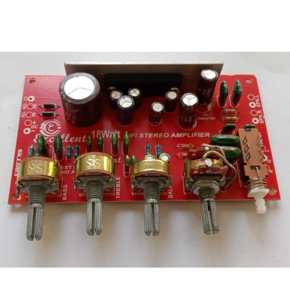 Jual KIT MINI AMPLIFIER MOBIL STEREO 18 WATT IC LA4440 TYPE SKJ.065 #75 ...
