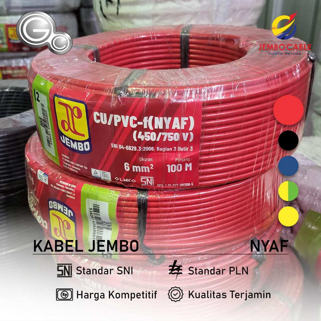 Jual Kabel Listrik Jembo NYAF 1 x 0.75MM x 100 M - GCI Store | Shopee Indonesia