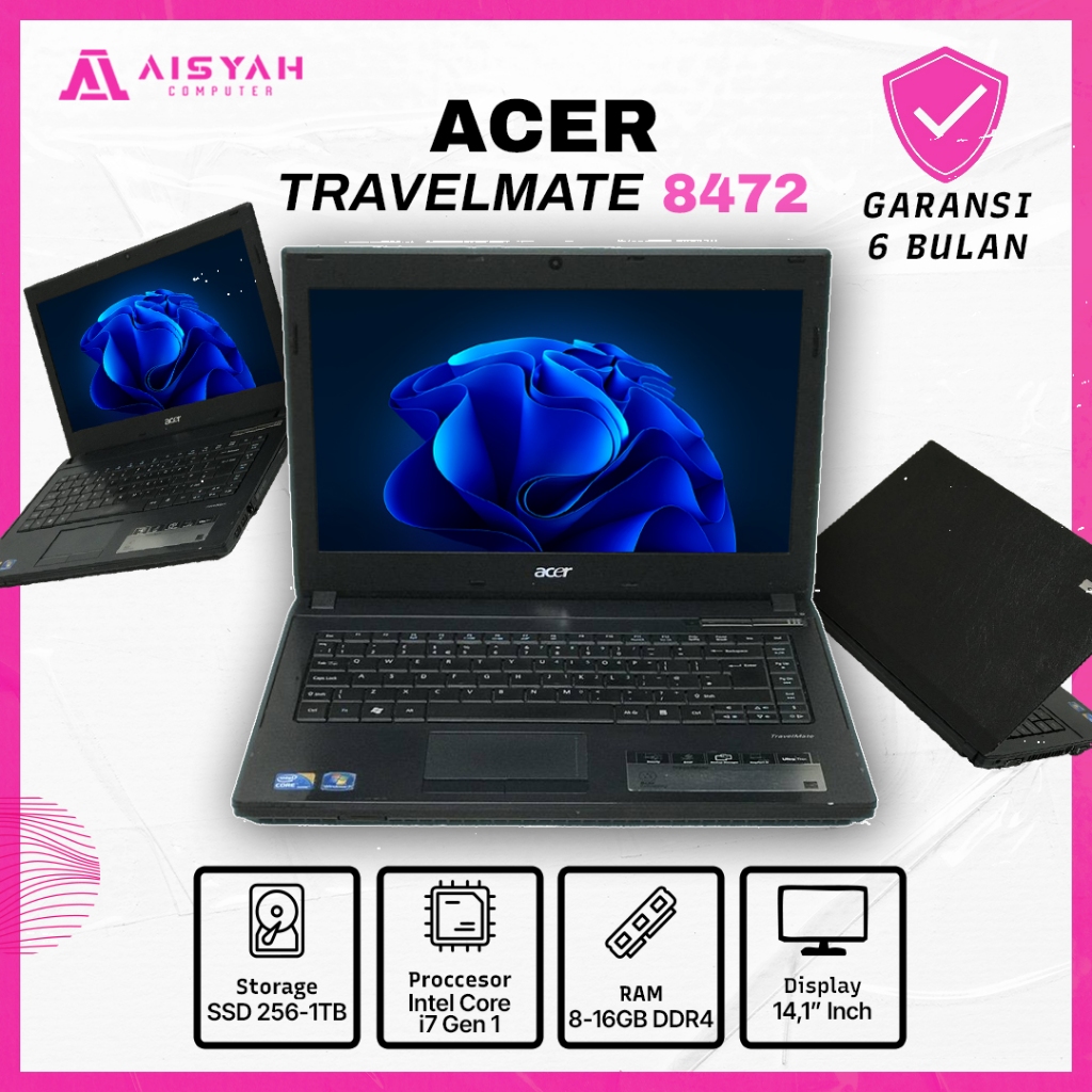 Jual LAPTOP ACER TRAVELMATE 8472 | Shopee Indonesia