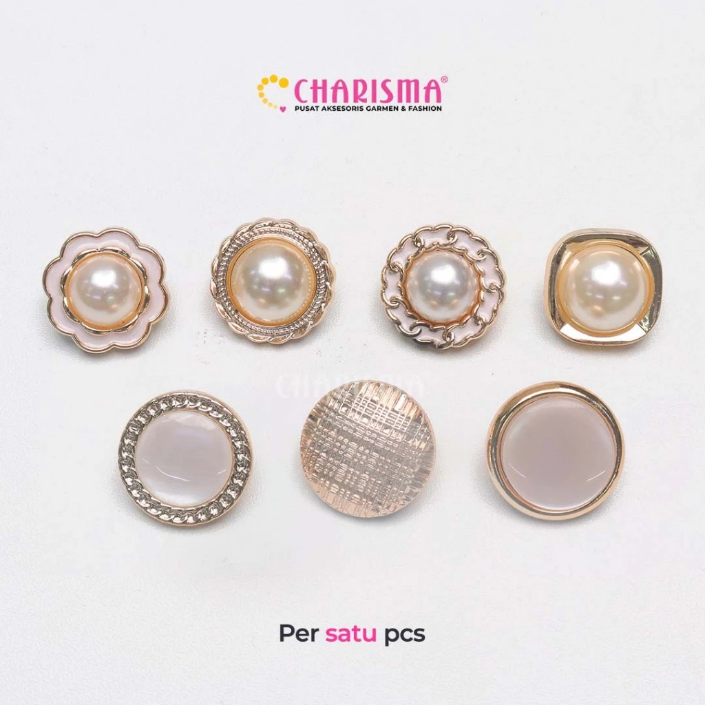 Jual Charisma Kancing Jamur Mutiara Bulat - Kancing Mutiara Bulat ...