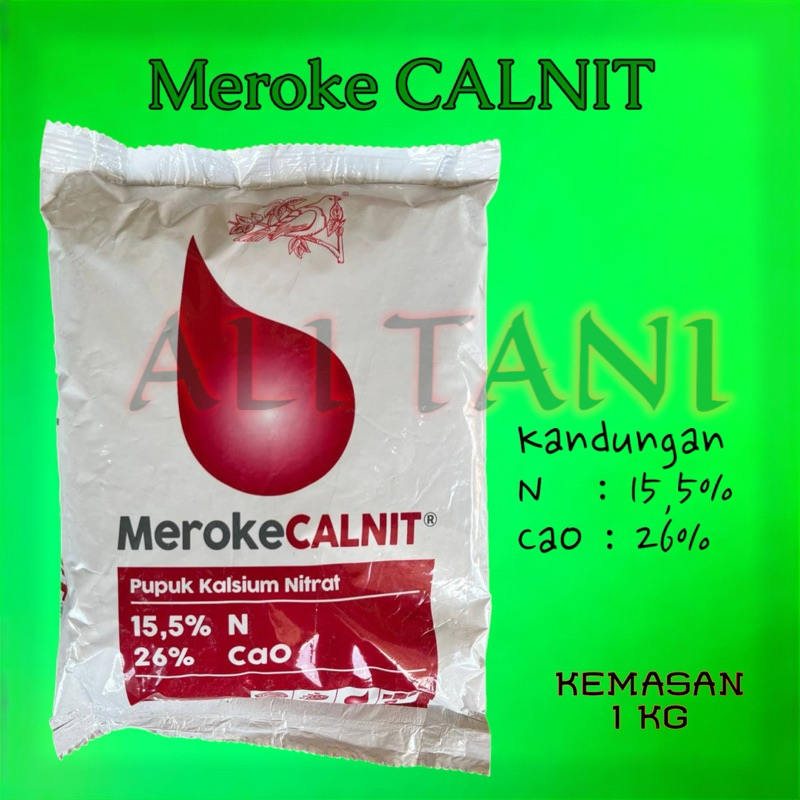 Jual CALNIT Kemasan 1 KG Pupuk Kalsium Nitrat untuk Nutrisi Hidroponik ...