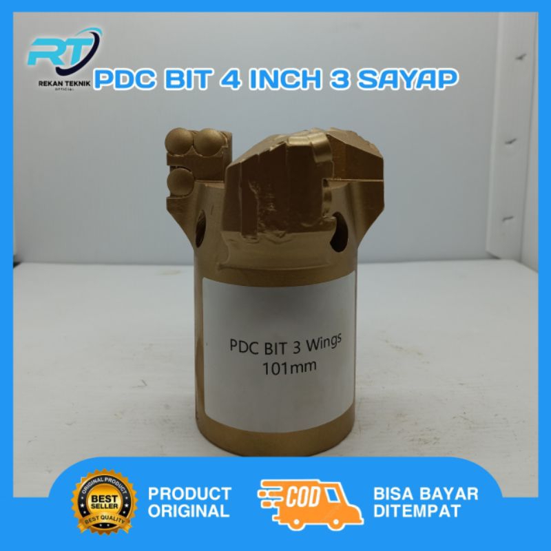Jual mata bor sumur / mata bor pdc penghancur batuan keras ukuran 4 ...