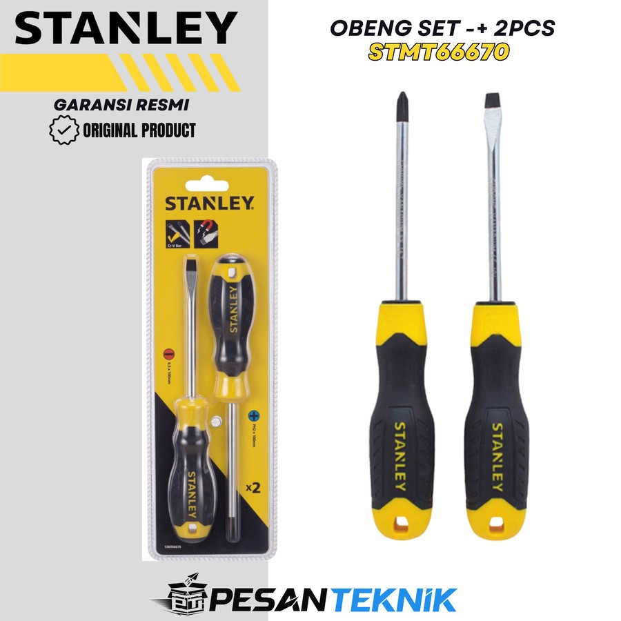 Jual Stanley Obeng Set 2Pcs STMT66670 | Shopee Indonesia