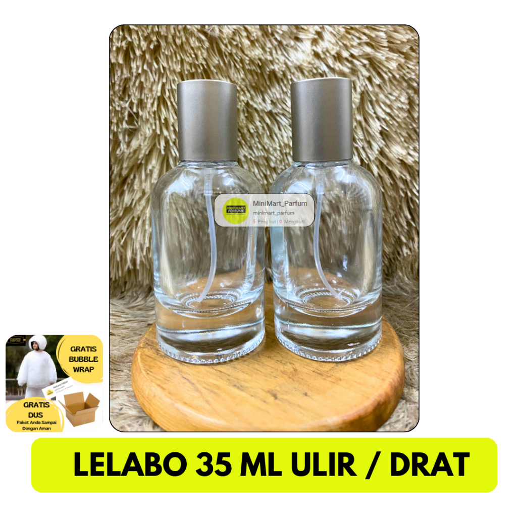 Jual Botol Parfum LELABO 35 ML Drat / Ulir Putar Botol Kaca BARU ...