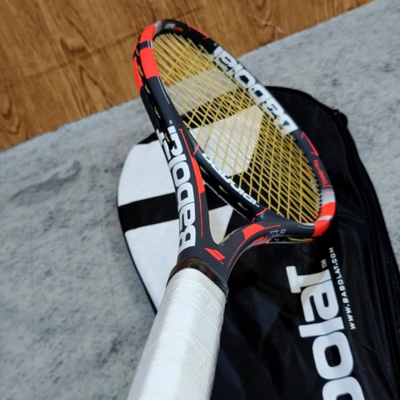Jual Raket Tenis Lapangan Full Carbon Import Pemula Siap Pakai Ada Tas ...