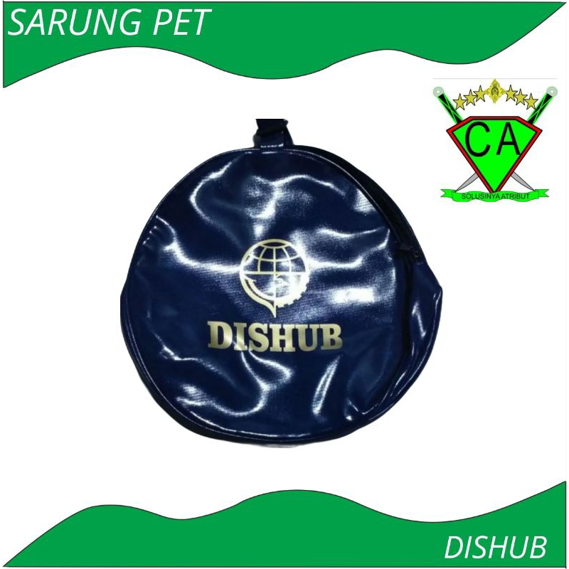 Jual sarung topi Pet / Pad / Ped Perhubungan Biru Kemenhub Dishub ...