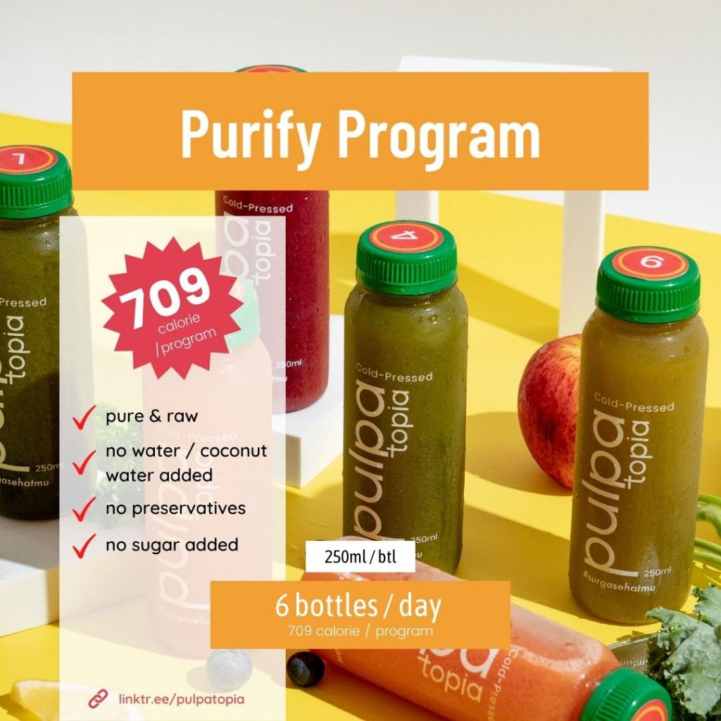 Jual PAKET DETOX Cold Pressed Juice Purify Cleanse - Juice Cleanse ...