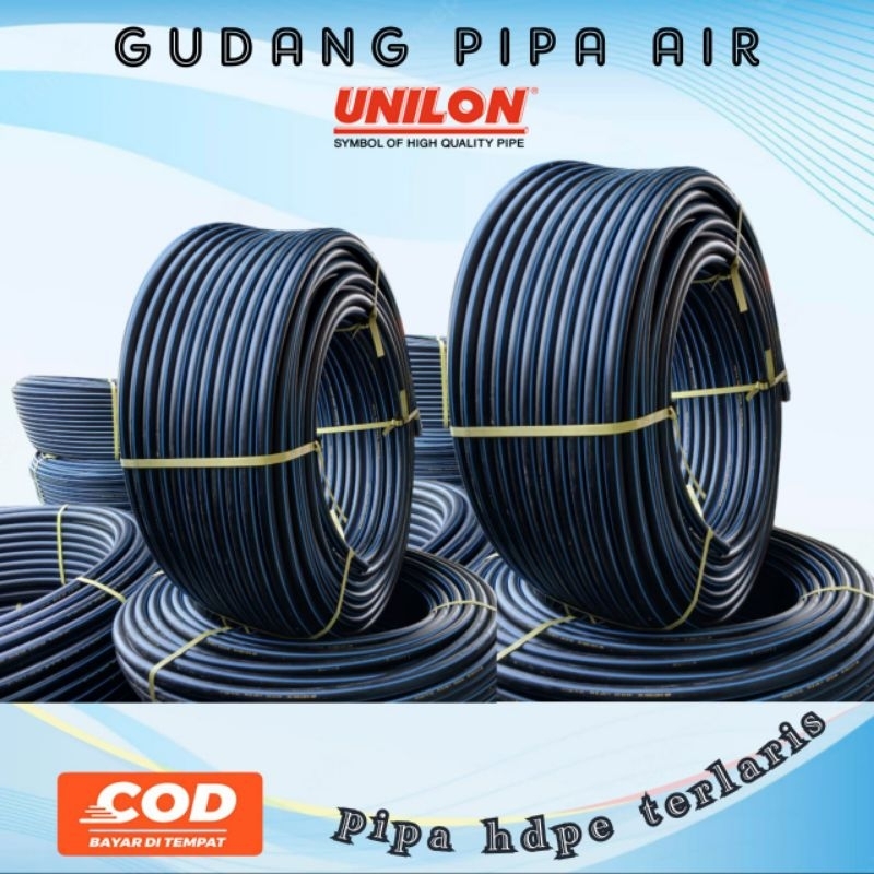 Jual selang hdpe atau pipa hdpe ½ inch pn 12,5 per roll 200 meter | Shopee Indonesia