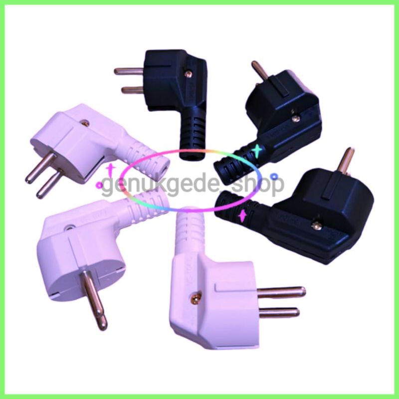 Jual Steker Arde Bentuk L VISERO, Steker Arde Bulat L, Colokan Listrik ...