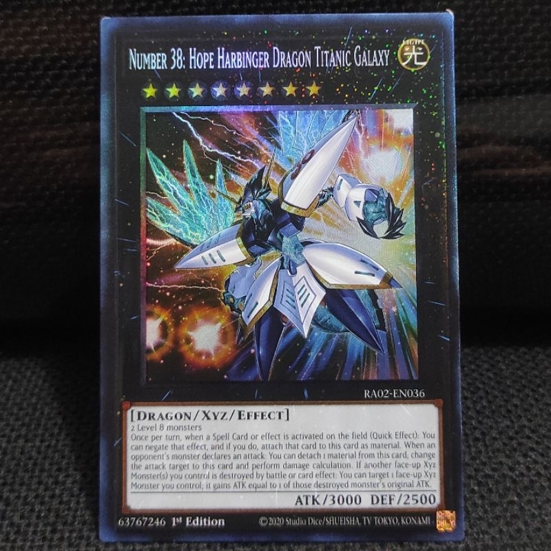 Jual Kartu Yugioh TCG / OCG AE Number 38: Hope Harbinger Dragon Titanic ...