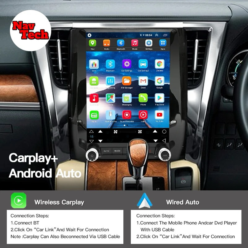 Jual Head unit android 12 inch Toyota alphard/vellfire 2015-2020 Tesla ...