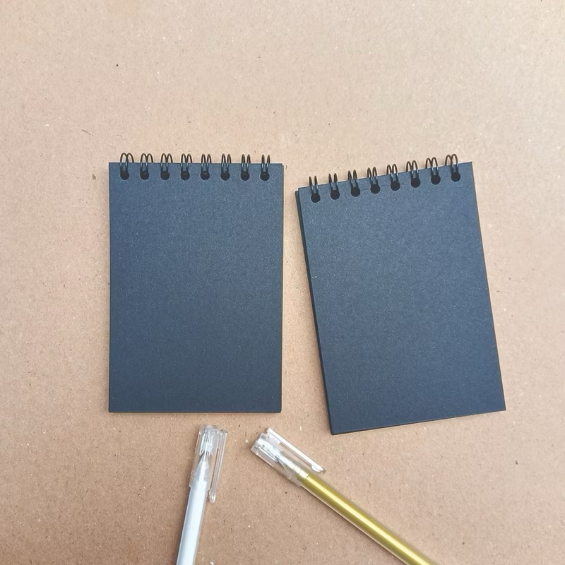 Jual NOTEBOOK BLACK PAPER A7/SKETCHBOOK BLACK PAPER/NOTEBOOK SPIRAL ...