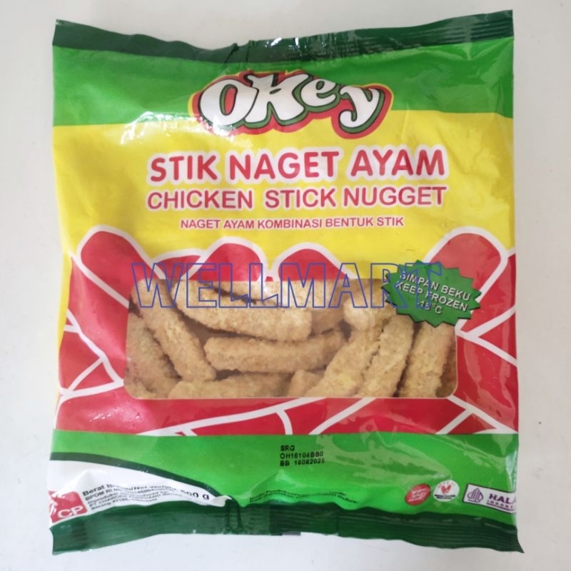 Jual Okey Naget Ayam Stik 500gr Chicken Stick Nugget | Shopee Indonesia