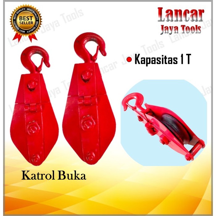 Jual Katrol Kapal Kerekan Sumur 1 Ton 4 Timba Besi 4 Inch 1000kg ...