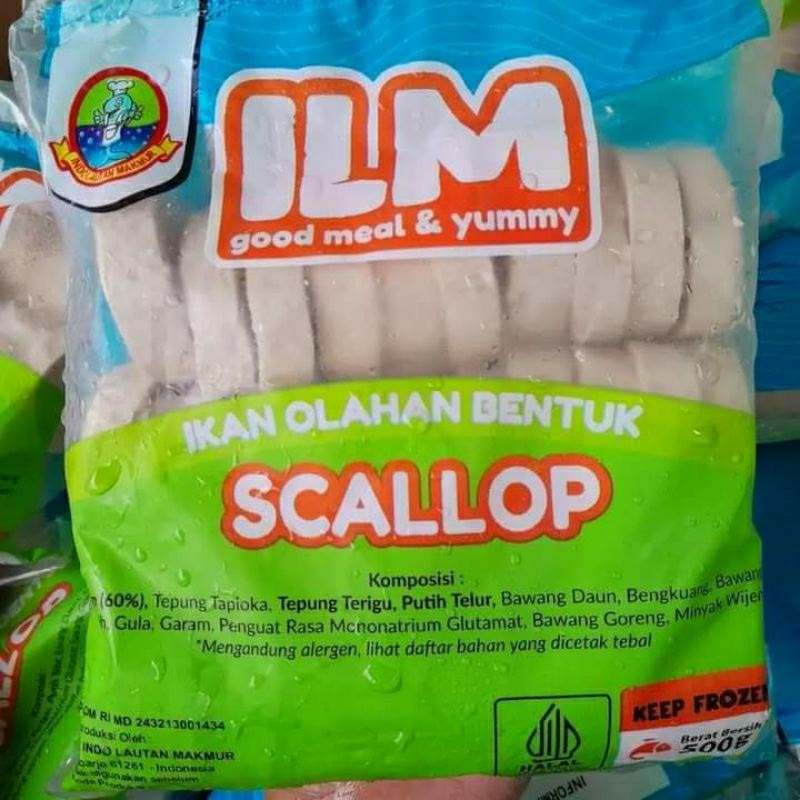 Jual scallop ilm 500gr/ilm scalop | Shopee Indonesia