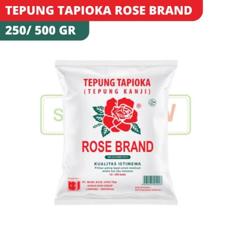 Jual Tepung tapioka rose brand kanji pati waxy flour cimol cilok 250 ...