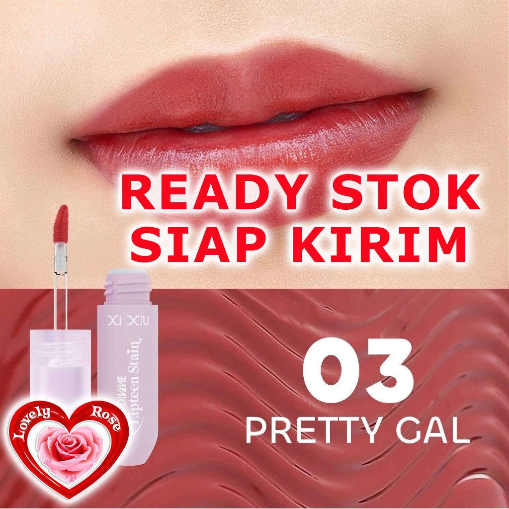 Jual XI XIU DIVINE LIPTEEN STAIN | XIXIU LIP TEEN | LIPTINT | Shopee ...