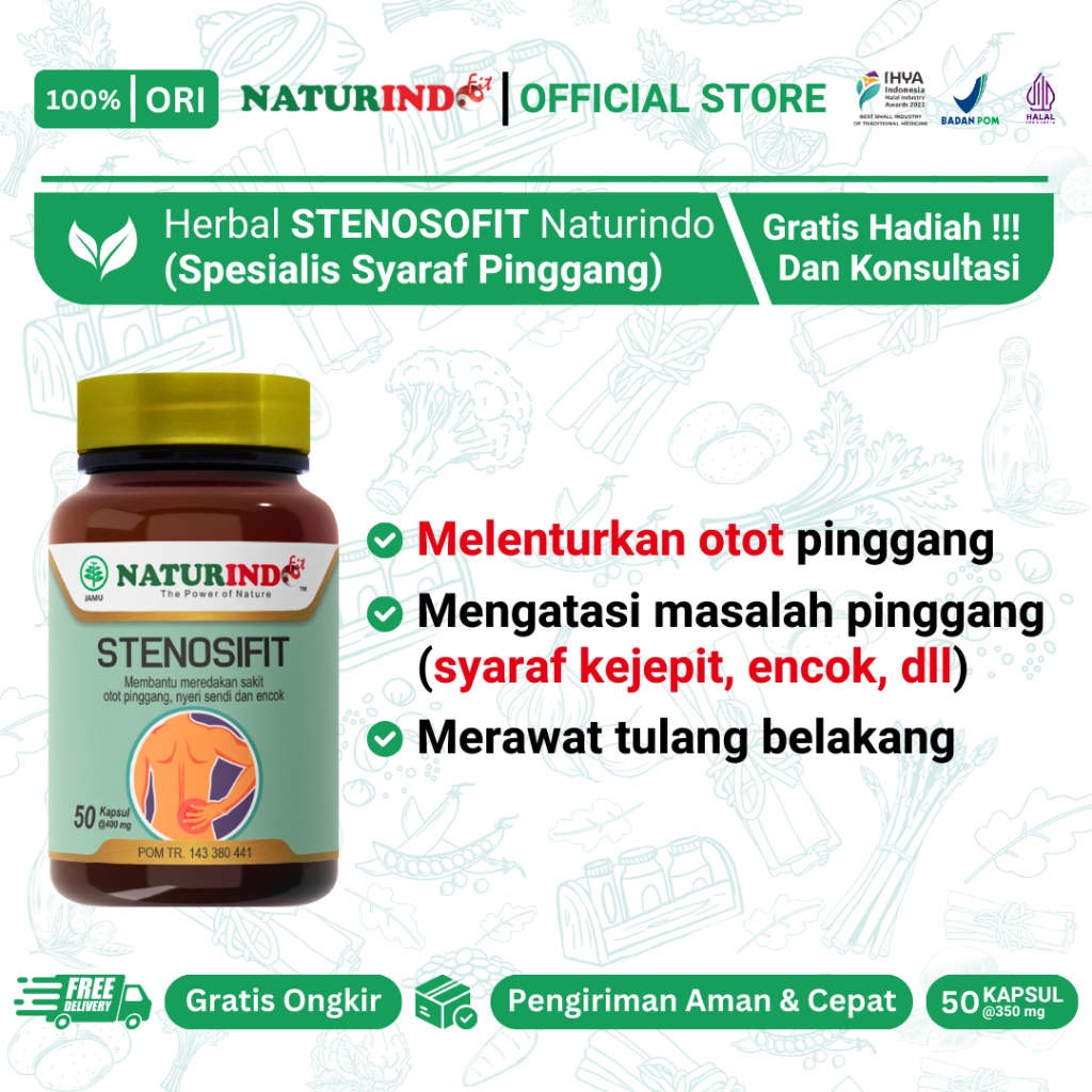 Jual Obat Herbal Naturindo Fit - STENOSIFIT Spesial Atasi Masalah Otot ...