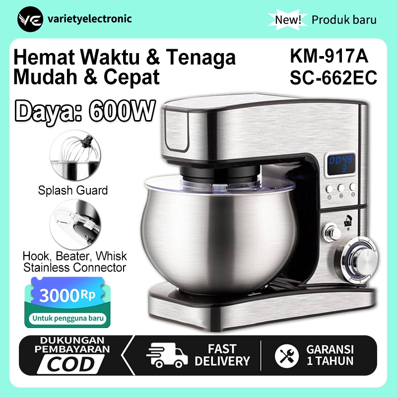 Jual Stand Mixer 5.5 Liter dengan Timer Off - Variable Low Watt Tech ...