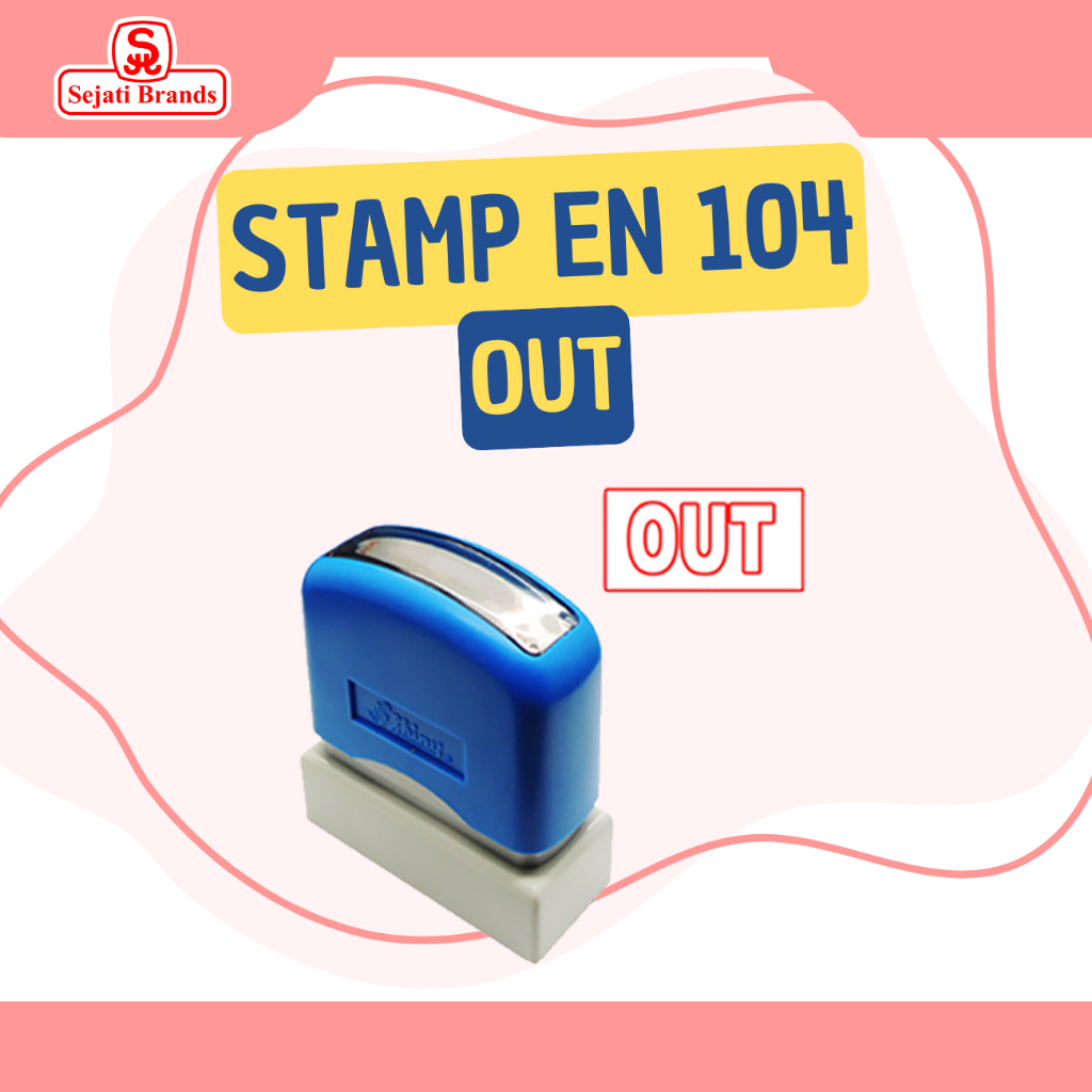 Jual Shiny Stempel EN-014 - OUT | Shopee Indonesia